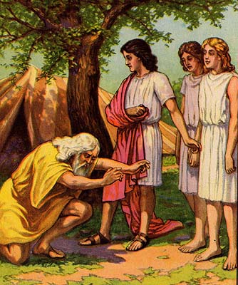 Abraham And The Three Visitors